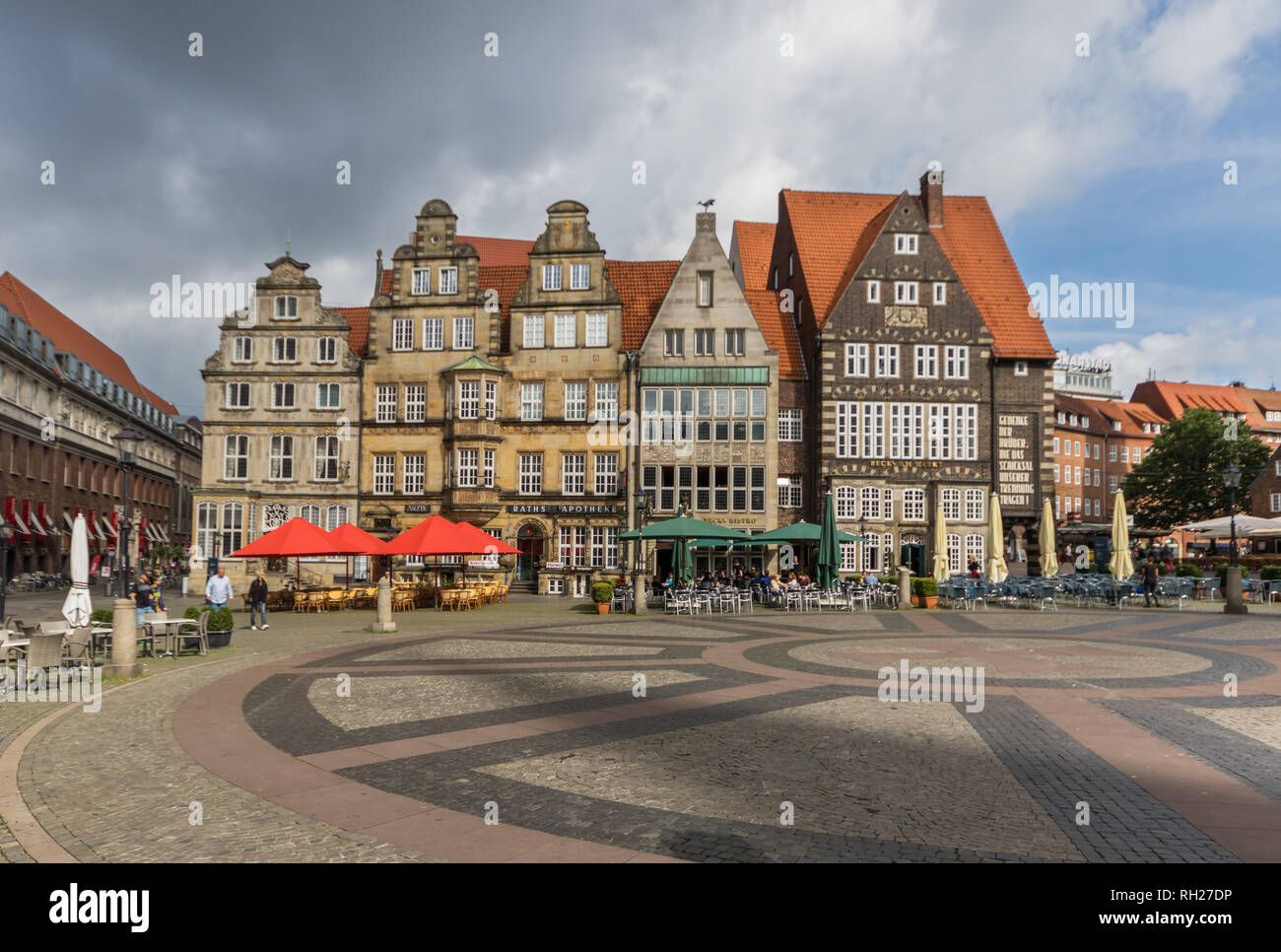 Bremen, Germany - Old Town Bremen displays a huge number of beautiful ...