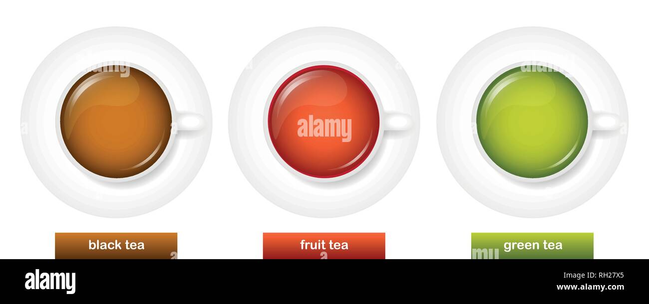 White cup green oolong Stock Vector Images - Alamy
