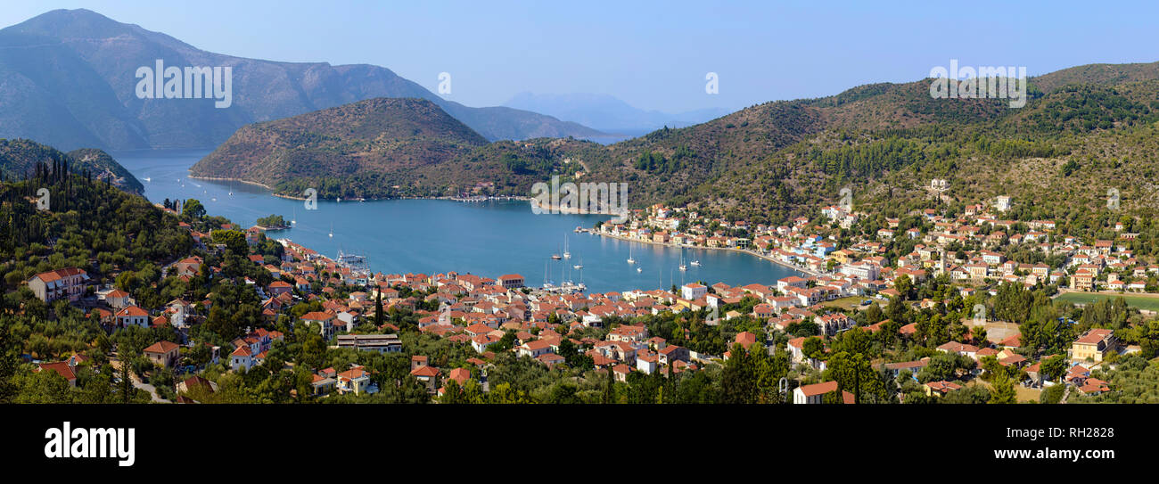 Panoramic view vathy village hi-res stock photography and images - Alamy