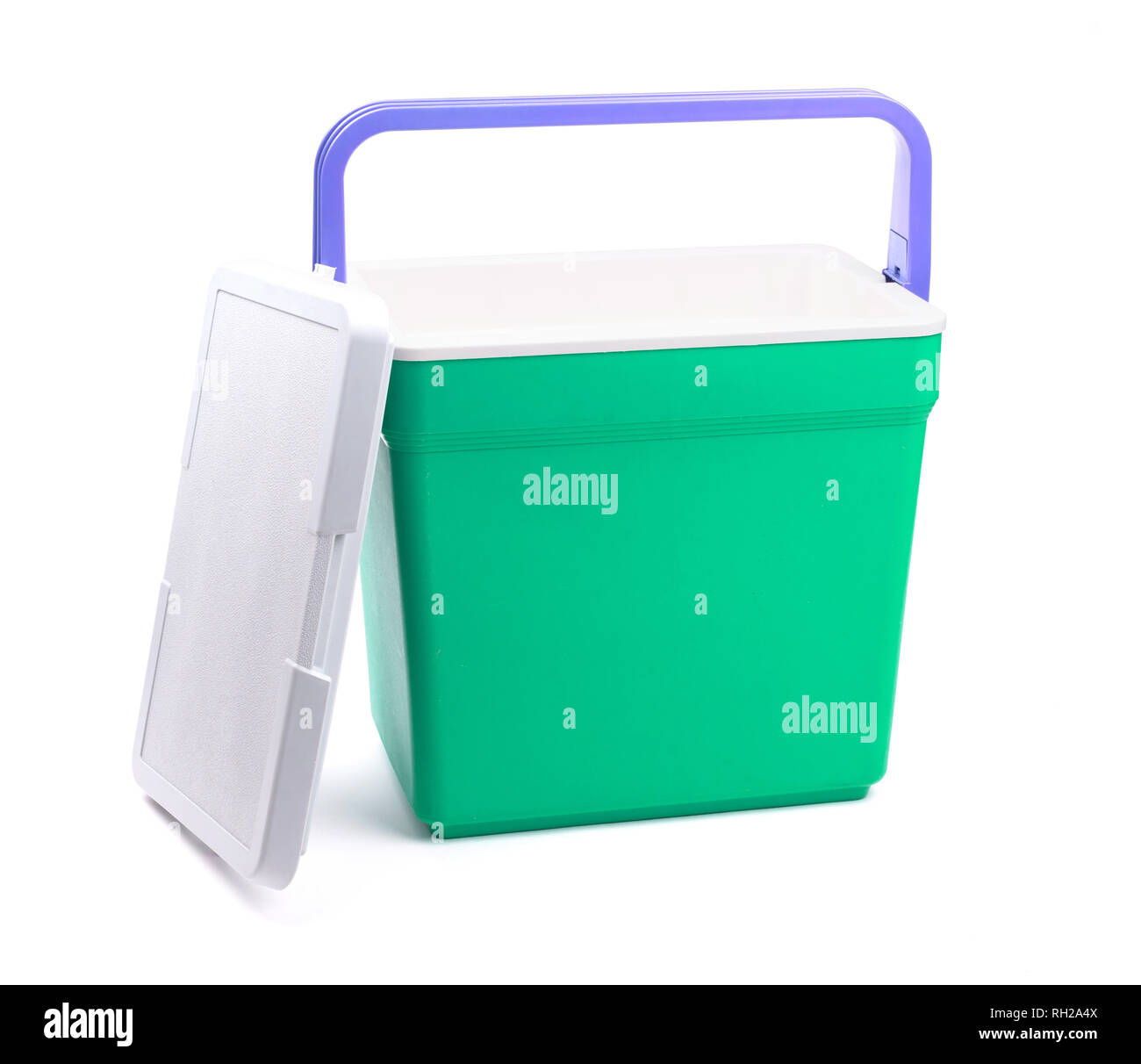 Cooler box isolated on a white background Stock Photo - Alamy