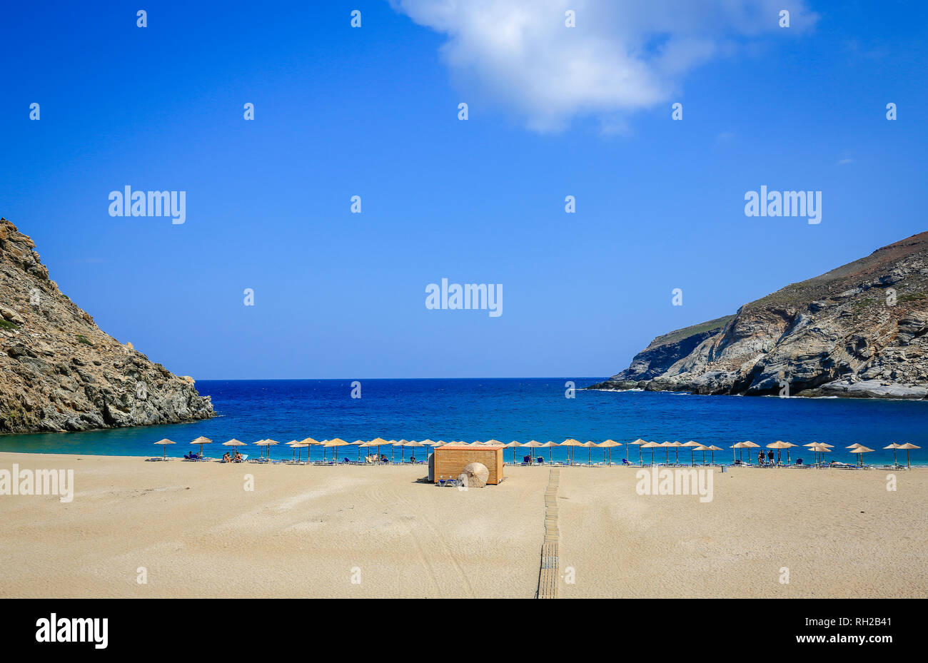 Island Andros, Cyclades, Greece - beach Ormos Zorkou in the north of ...