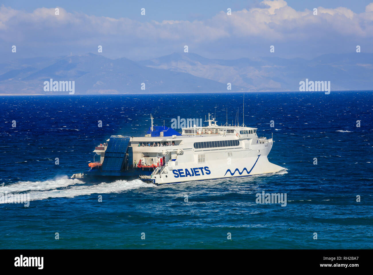 Seajets greek ferry hi-res stock photography and images - Alamy