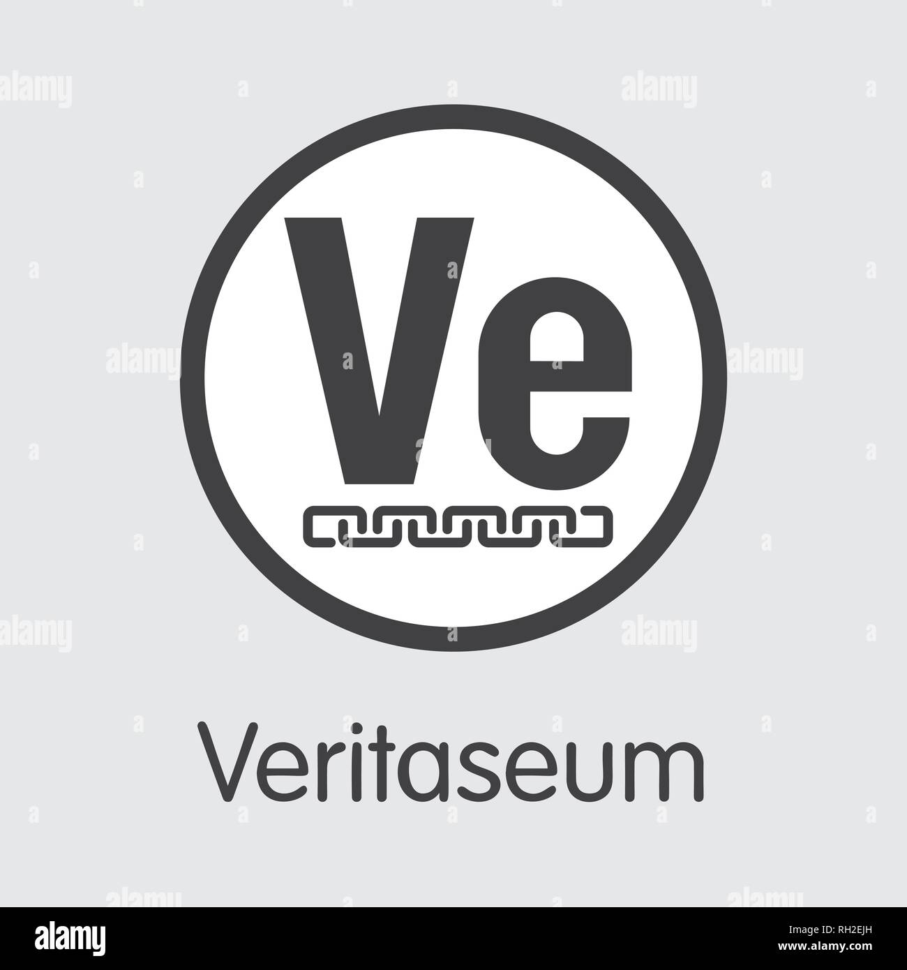 VERI - Veritaseum. The Logo of Money or Market Emblem Stock Vector ...
