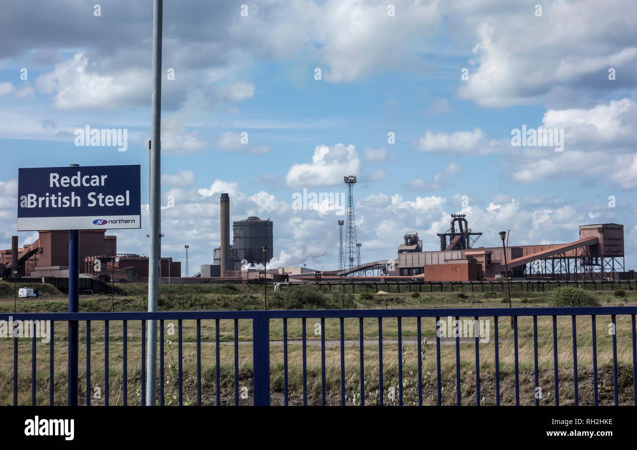 Redcar steelworks station hi-res stock photography and images - Alamy