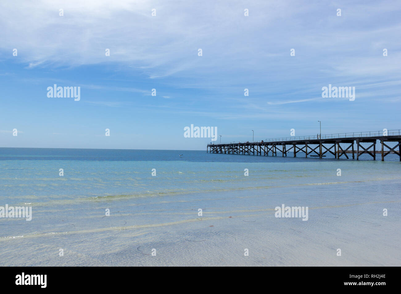 wooden jetty on an western australian beach, australia Stock Photo - Alamy