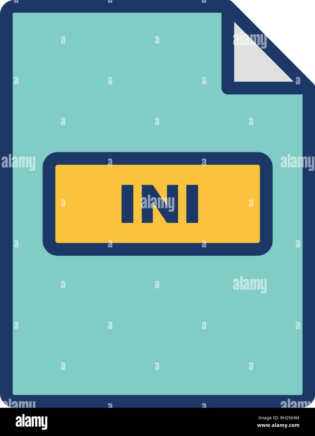 INI Vector Icon Sign Icon Vector Illustration For Personal And ...