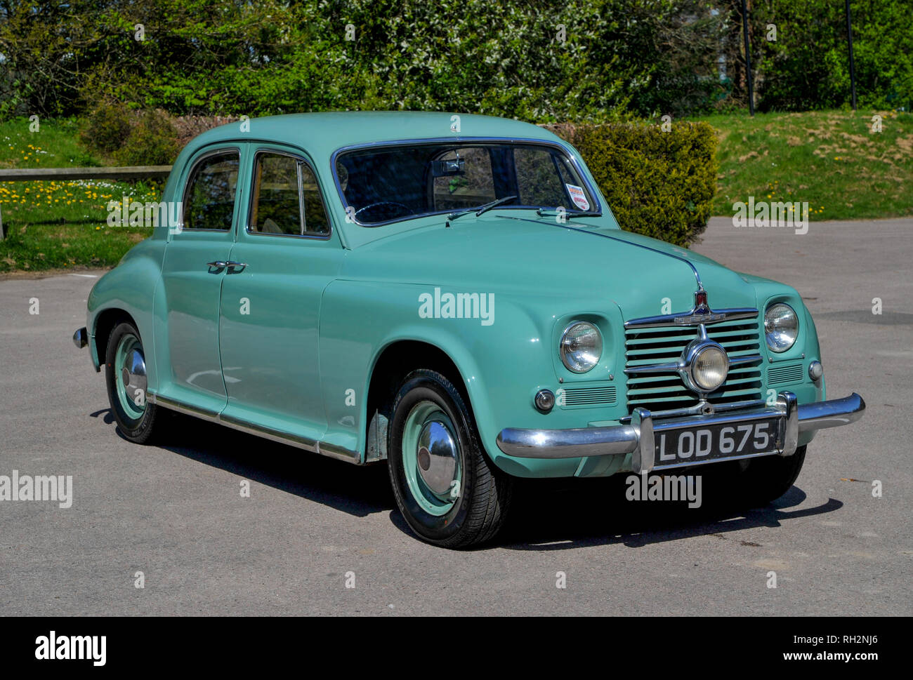 1950 Rover P4 Cyclops classic British car Stock Photo - Alamy