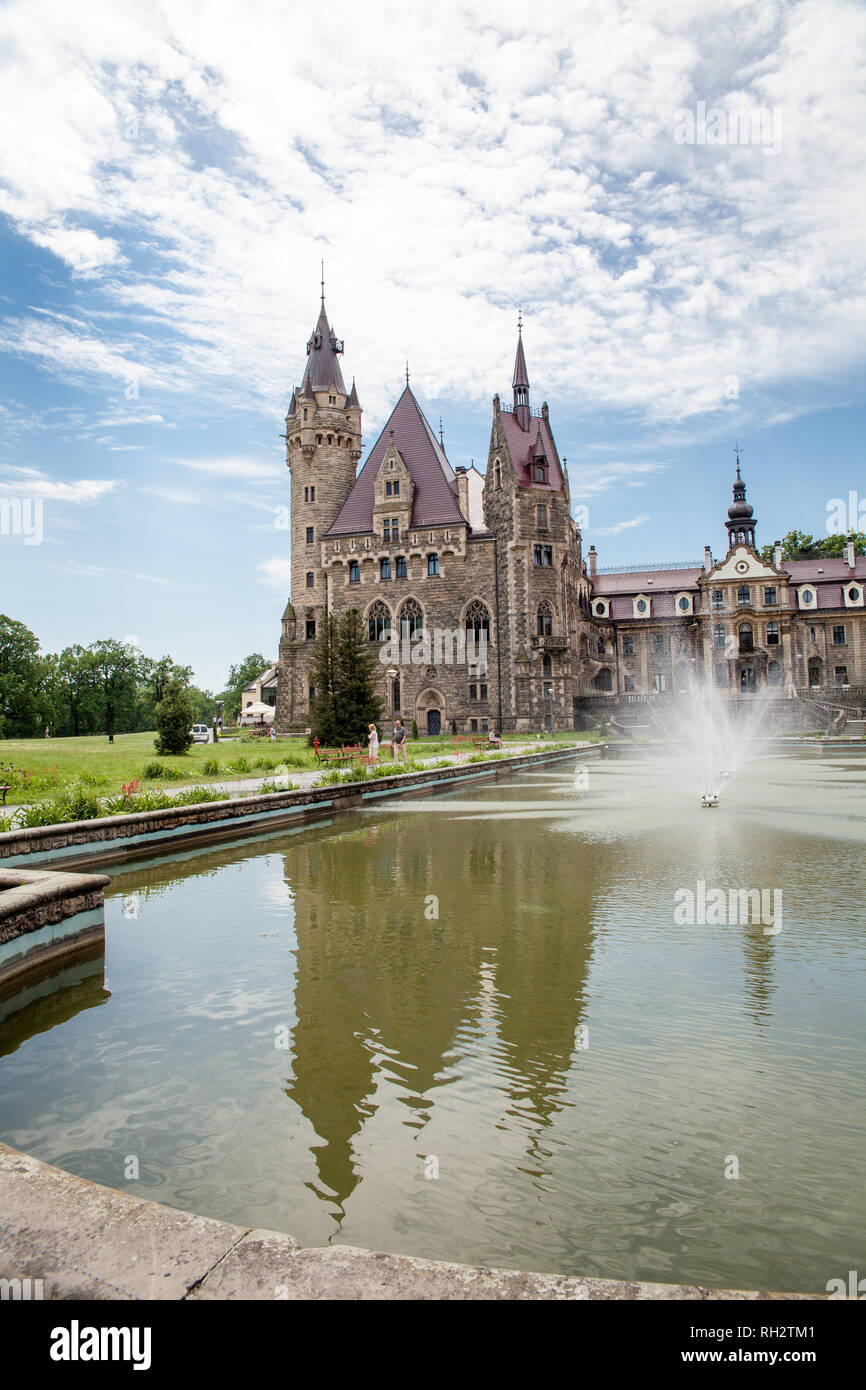The Moszna Castle is a historic palace located in a small village in ...