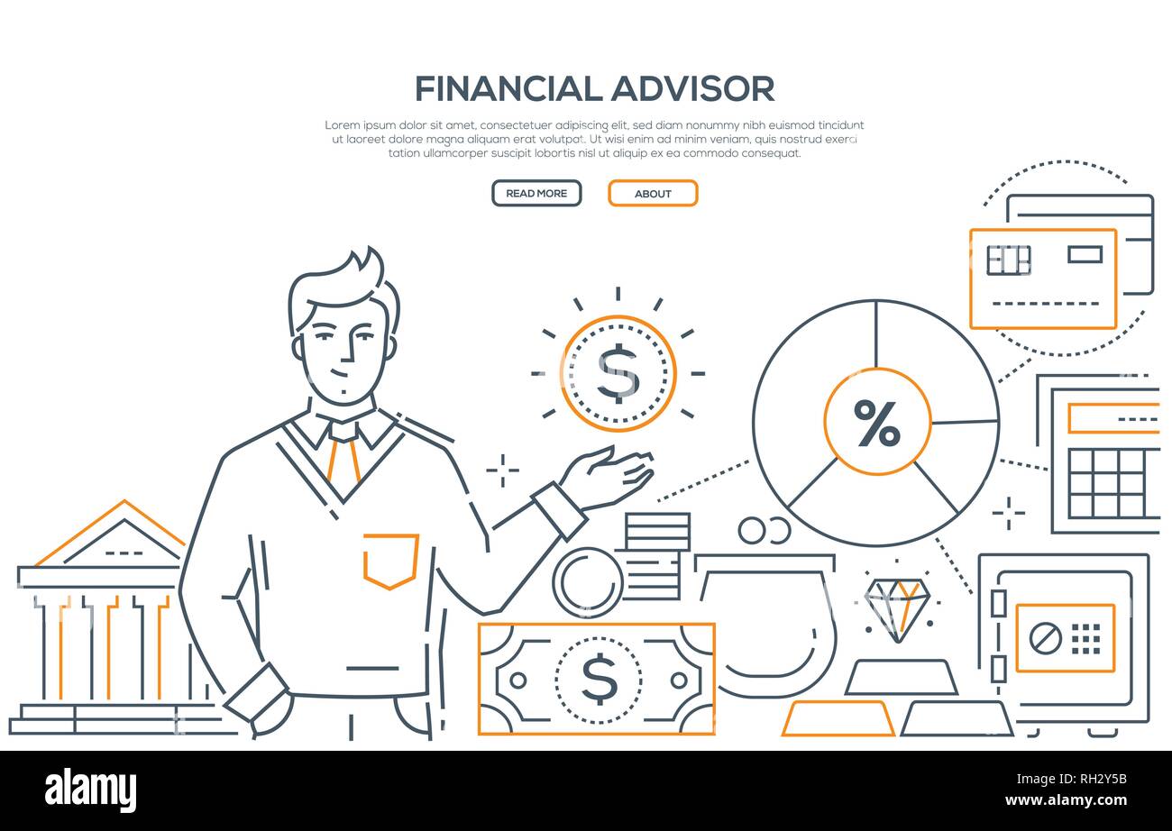 Insurance advisor Stock Vector Images - Alamy