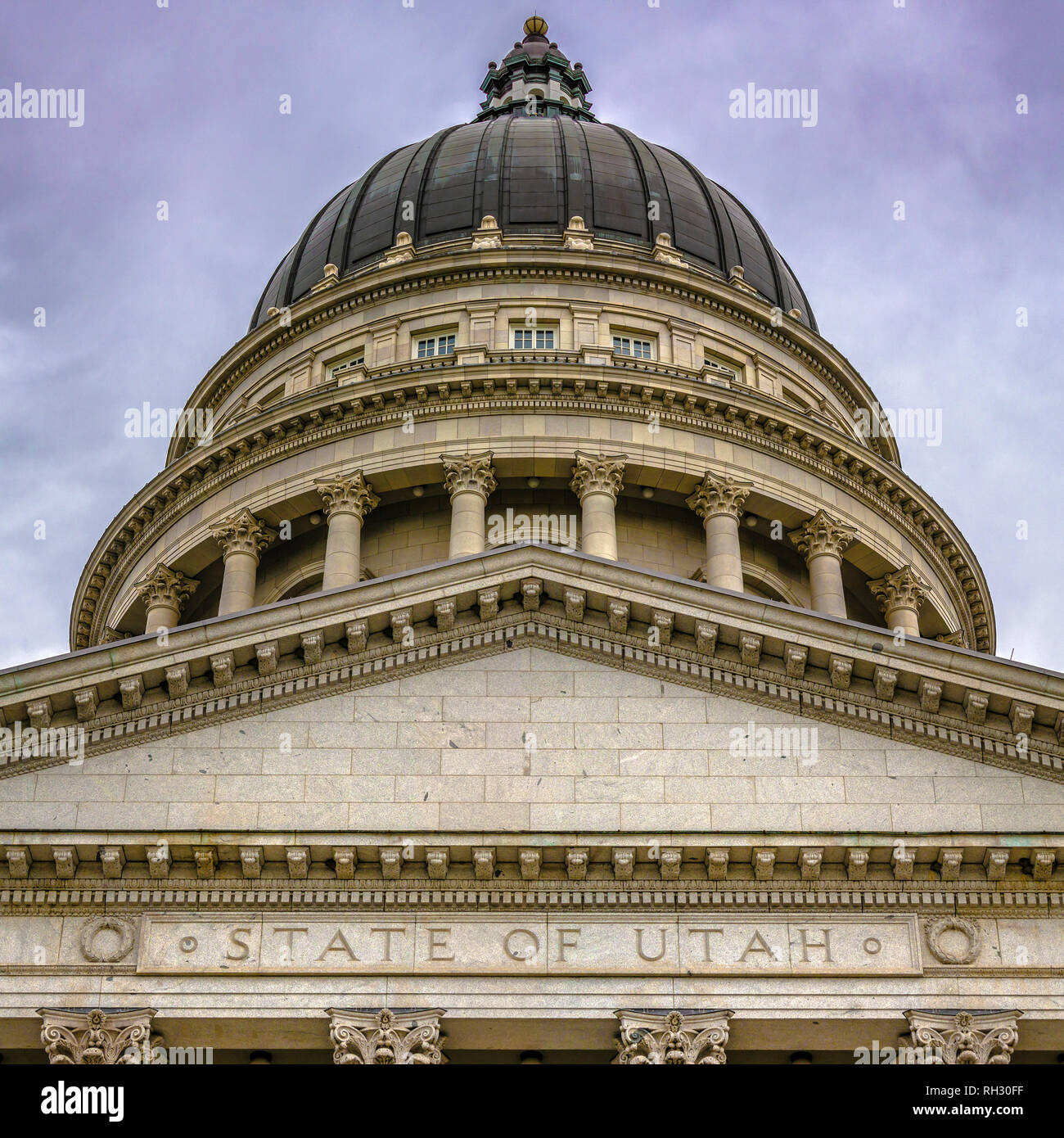 The renowned and famed Utah State Capital Building Stock Photo - Alamy