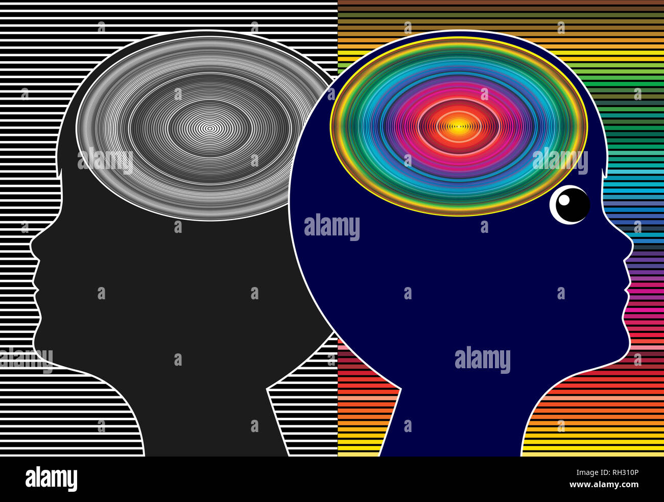 Childhood stimulation is the key to early brain development Stock Photo ...