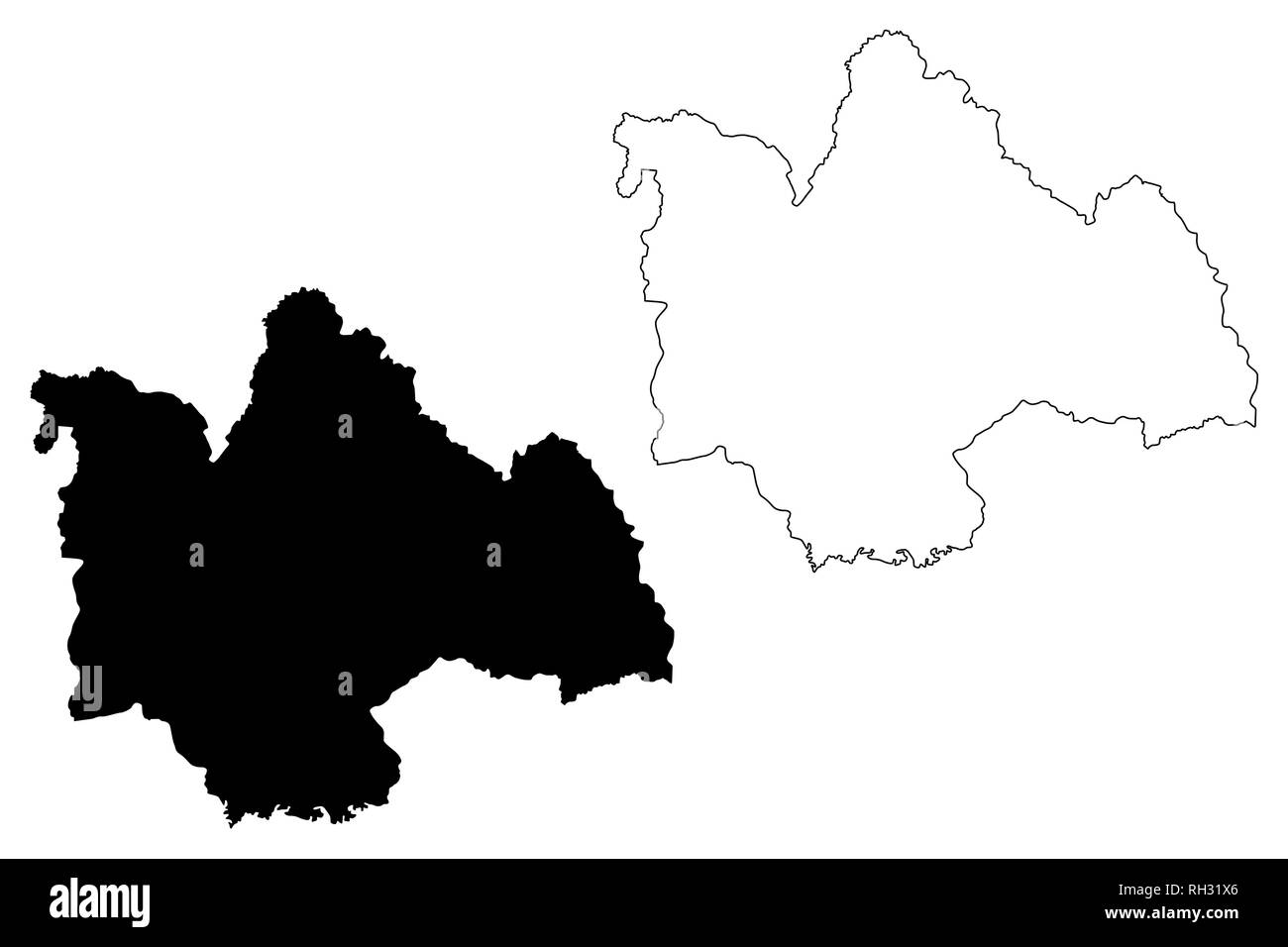 Kalasin Province (Kingdom of Thailand, Siam, Provinces of Thailand) map ...