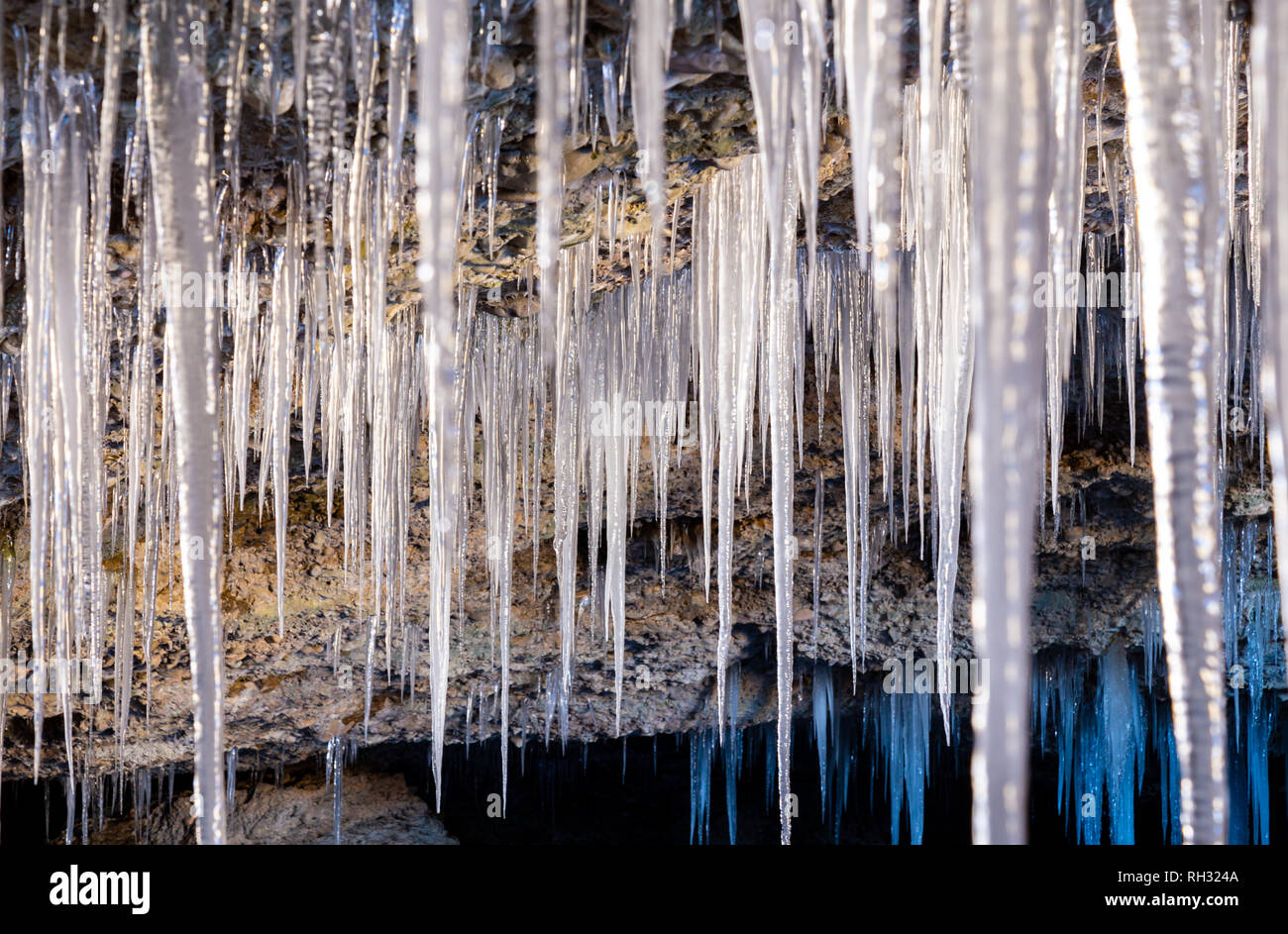 Stalactites in ice hi-res stock photography and images - Alamy