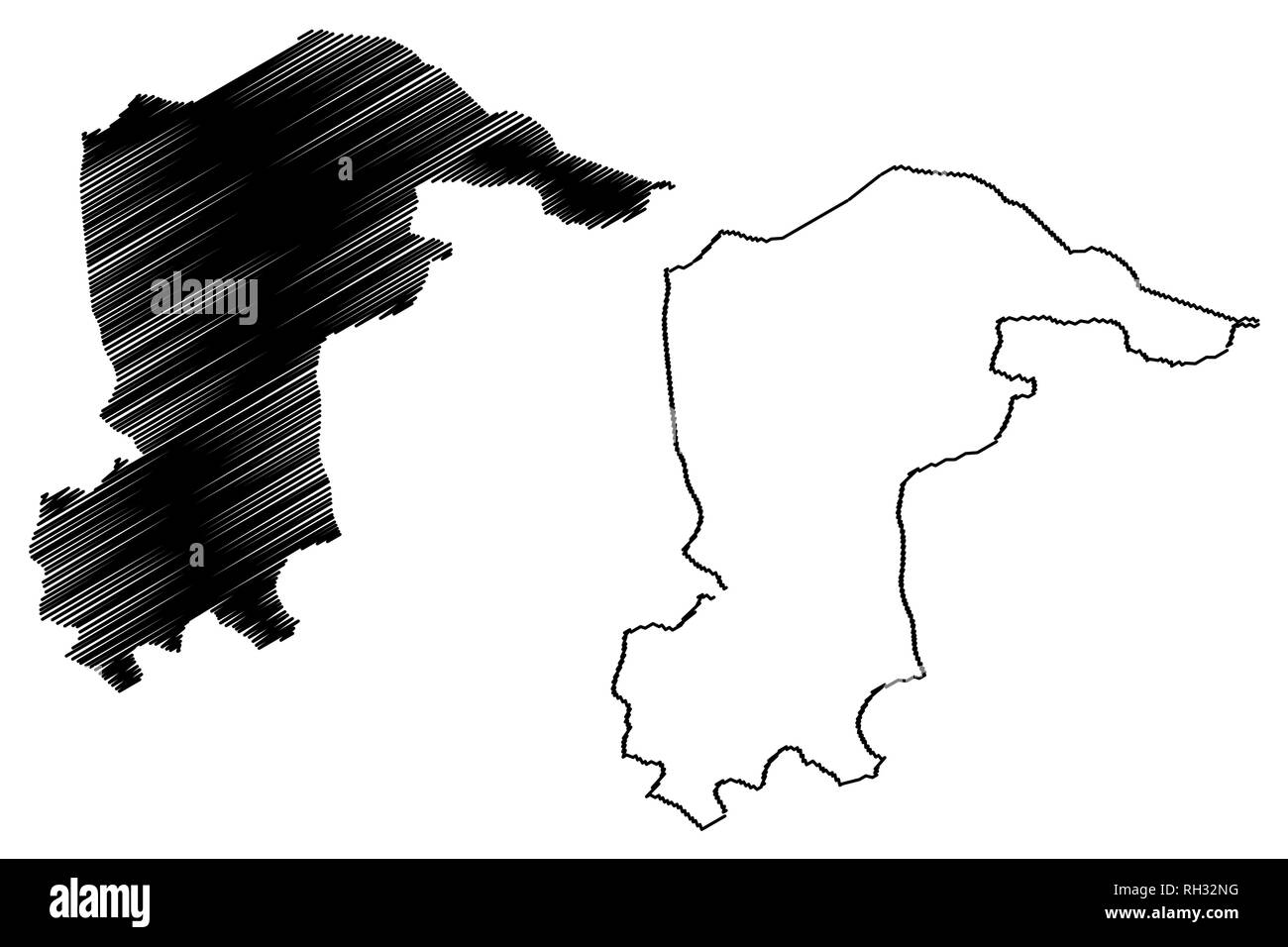 Katsina State (Subdivisions of Nigeria, Federated state of Nigeria) map ...