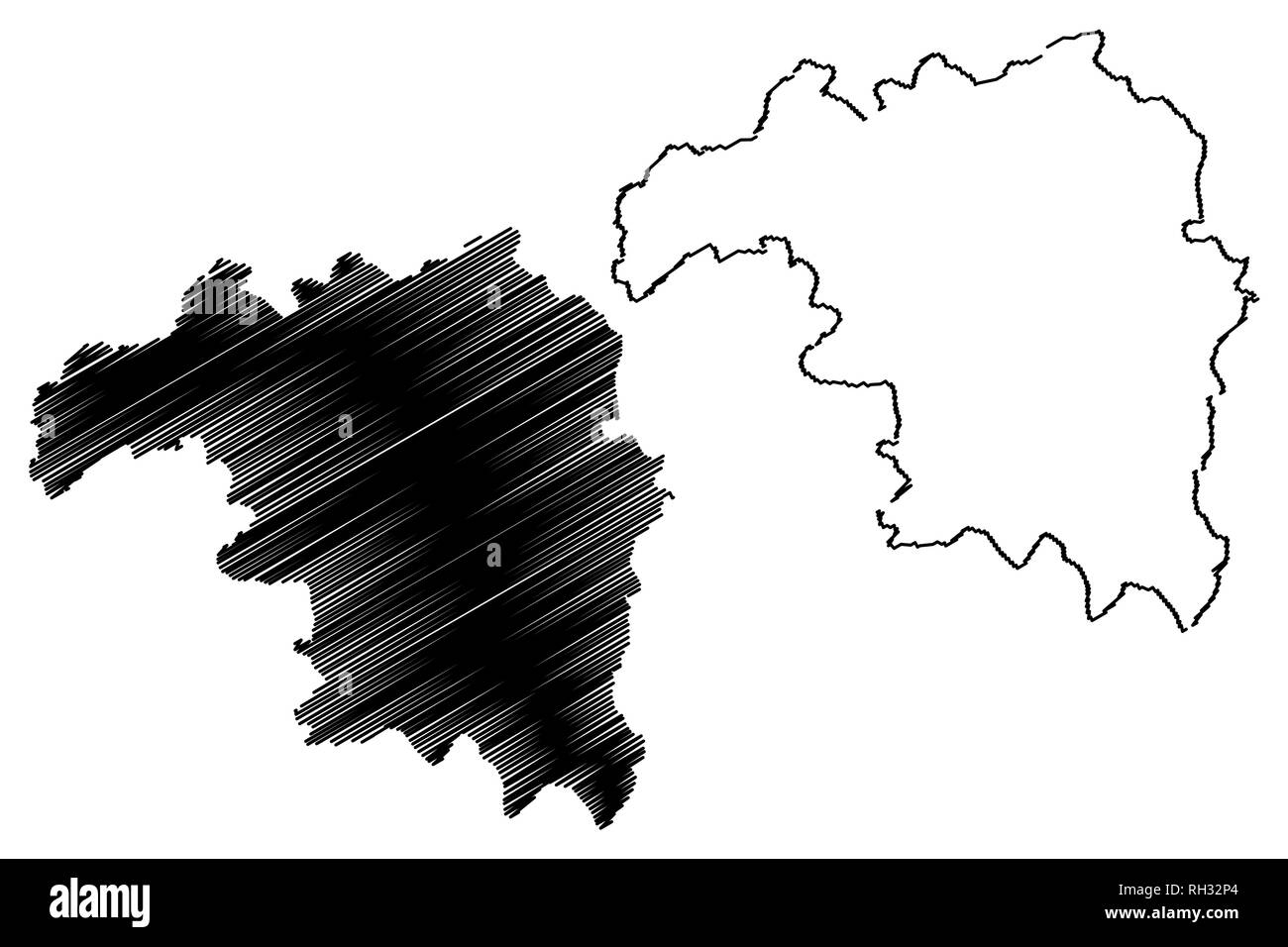 Kaduna State (Subdivisions of Nigeria, Federated state of Nigeria) map ...