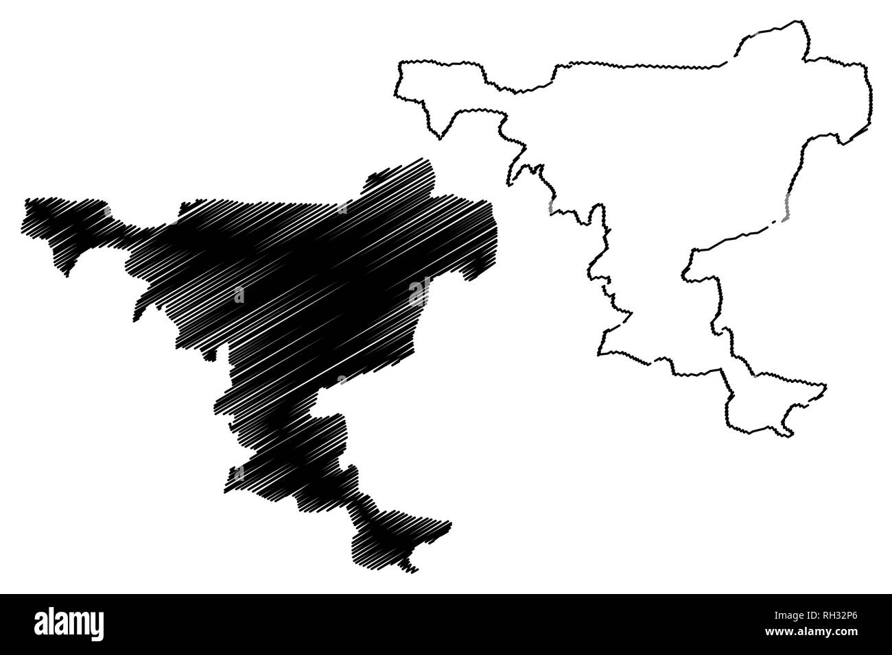 Jigawa State (Subdivisions of Nigeria, Federated state of Nigeria) map ...