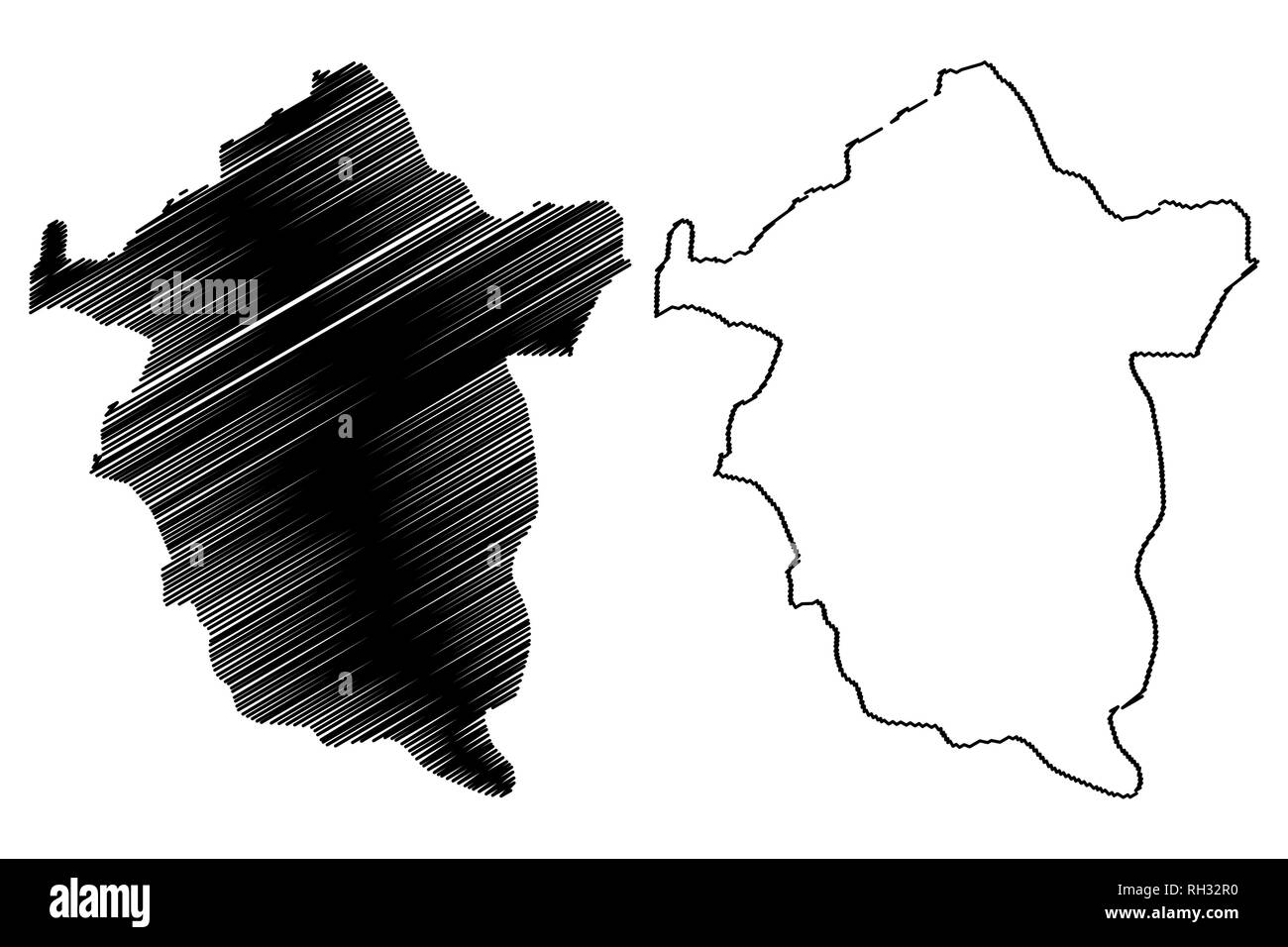 Enugu State (Subdivisions of Nigeria, Federated state of Nigeria) map ...