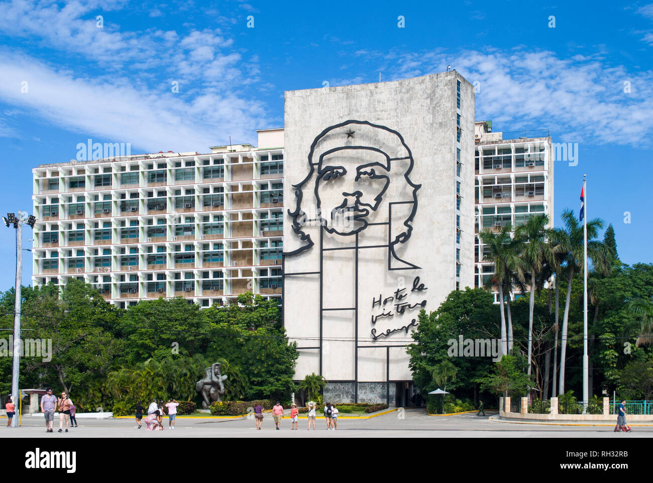 Havana / Cuba - November 27, 2017: Plaza de la Revolution, Typical ...
