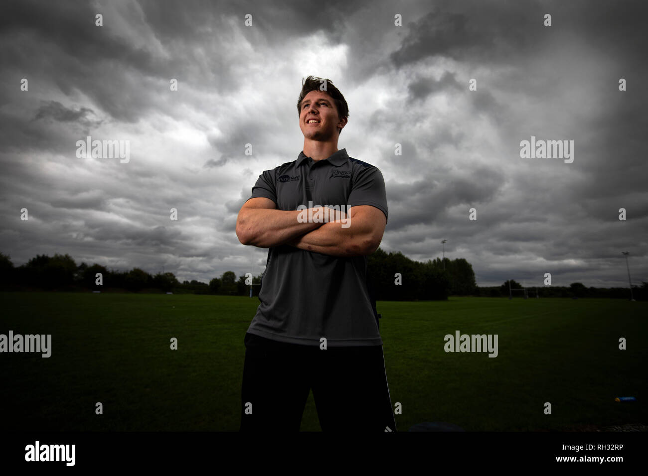 England international rugby union player Tom Curry, pictured at Sale ...