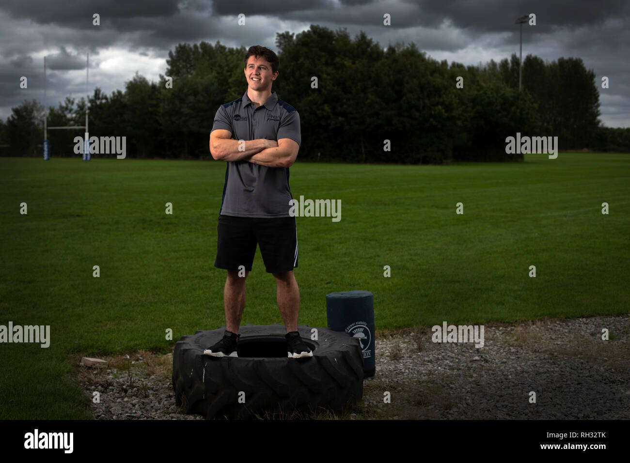 England international rugby union player Tom Curry, pictured at Sale ...