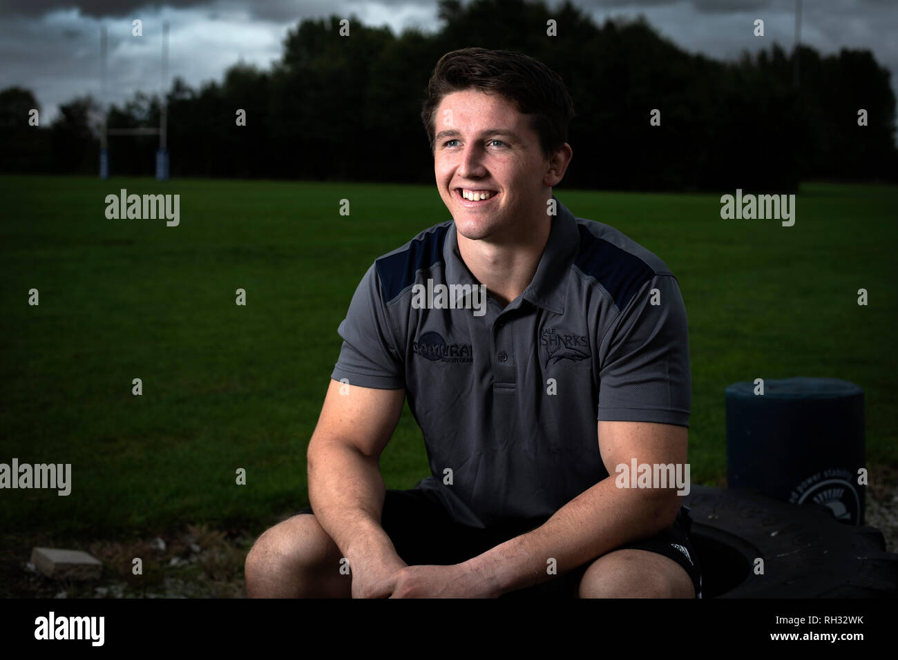 England international rugby union player Tom Curry, pictured at Sale ...