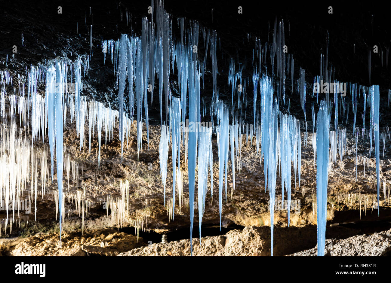 Ice cave ceiling hi-res stock photography and images - Alamy