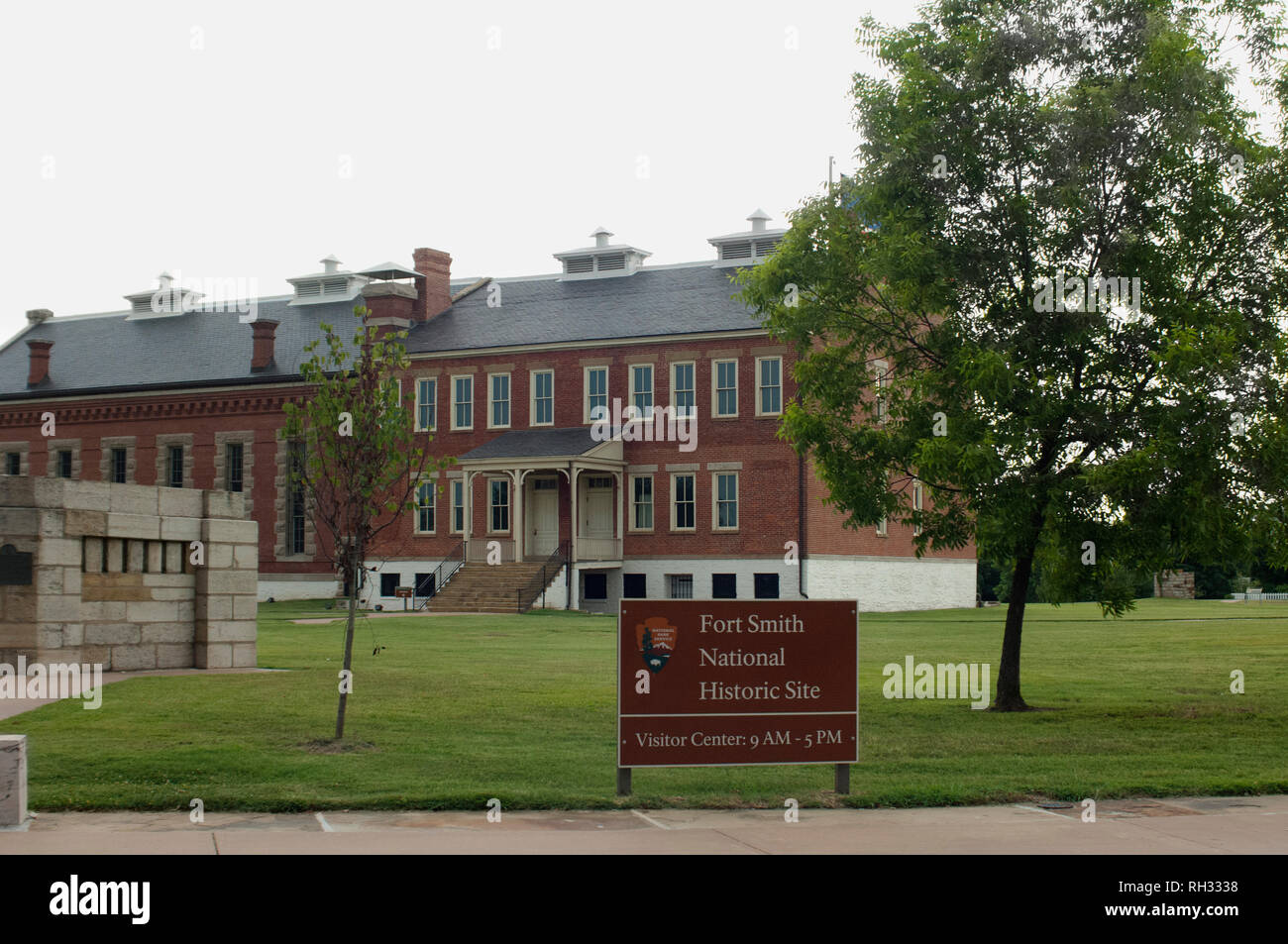 Fort Smith National Historic Site, Fort Smith, Arkansas, original end ...