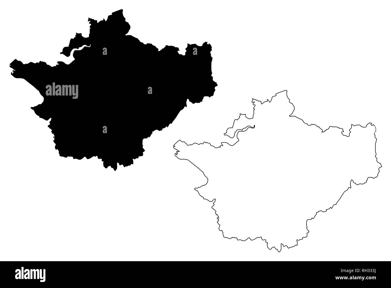 Map of chester england Stock Vector Images - Alamy