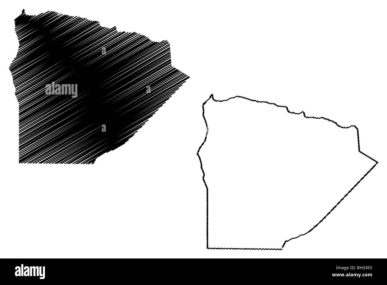Matrouh Governorate (Governorates of Egypt, Arab Republic of Egypt) map ...