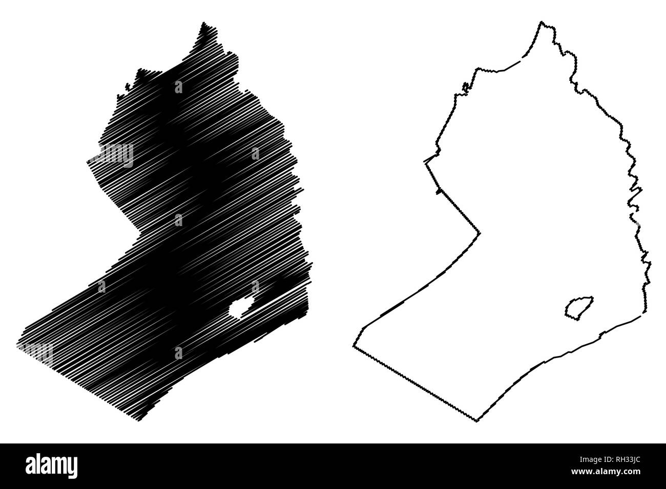 Beheira Governorate (Governorates of Egypt, Arab Republic of Egypt) map ...