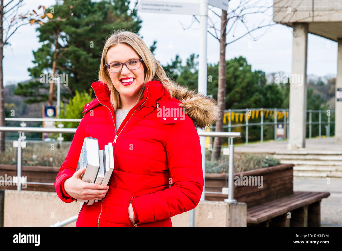 A First year undergraduate female student , at Aberystwyth University ...