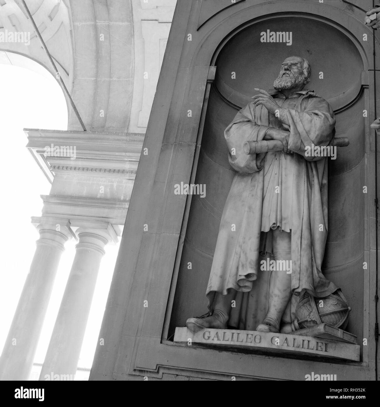 Sculpture Statue of Galileo Galilei Italian Astronomer Father of modern ...