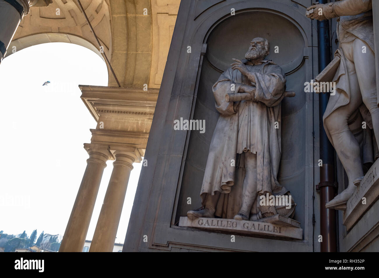 Sculpture Statue of Galileo Galilei Italian Astronomer Father of modern ...