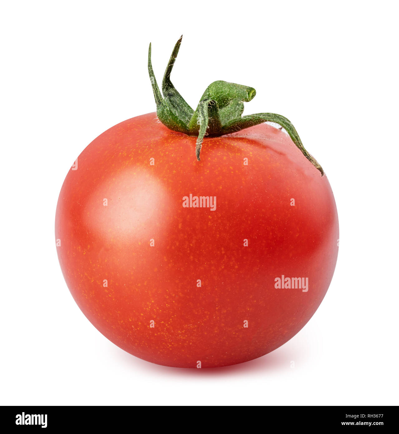 Red cherry tomato isolated on white background. Clipping path Stock ...