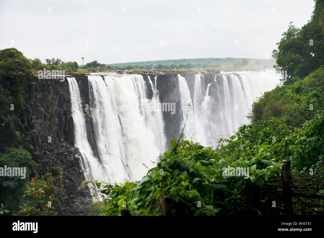 View of waterfall Stock Photo - Alamy