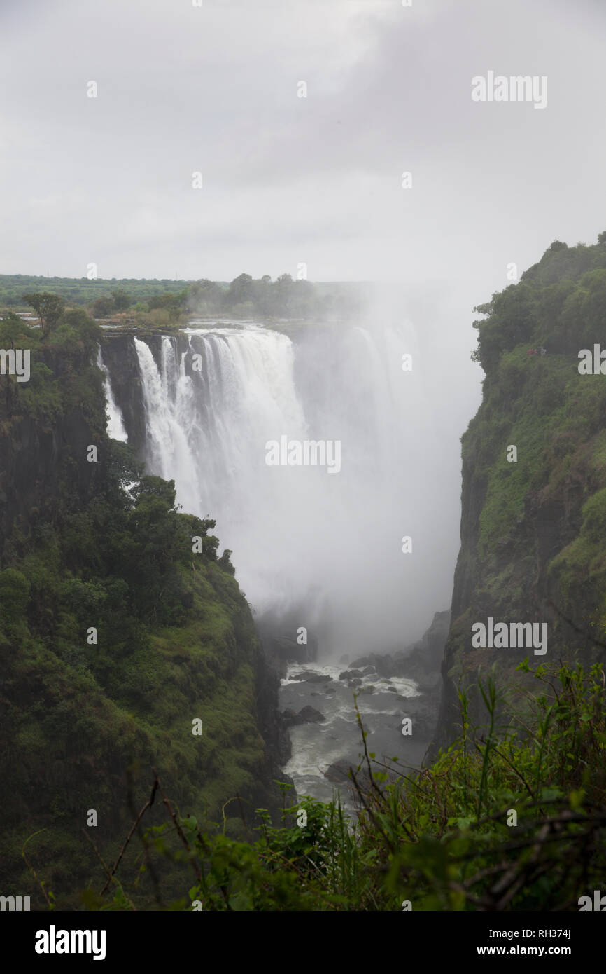 View of waterfall Stock Photo - Alamy