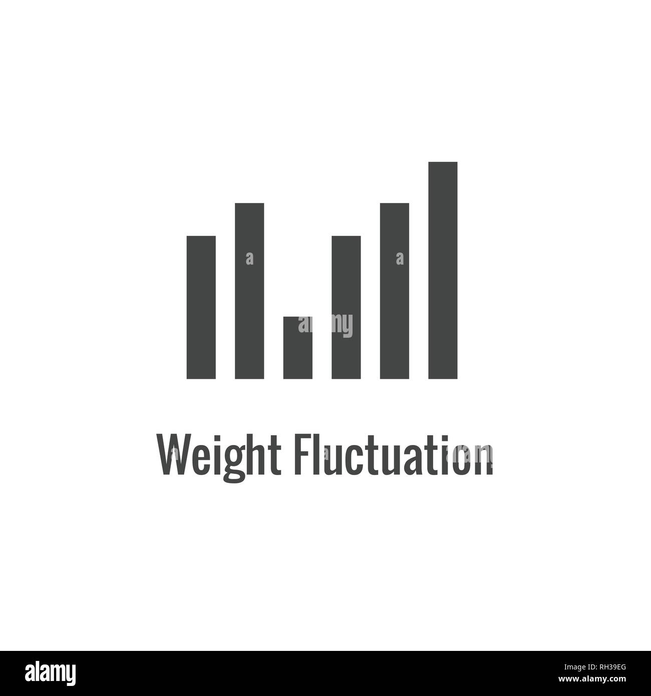 BMI / Body Mass Index Icon w image portraying weight balance Stock ...