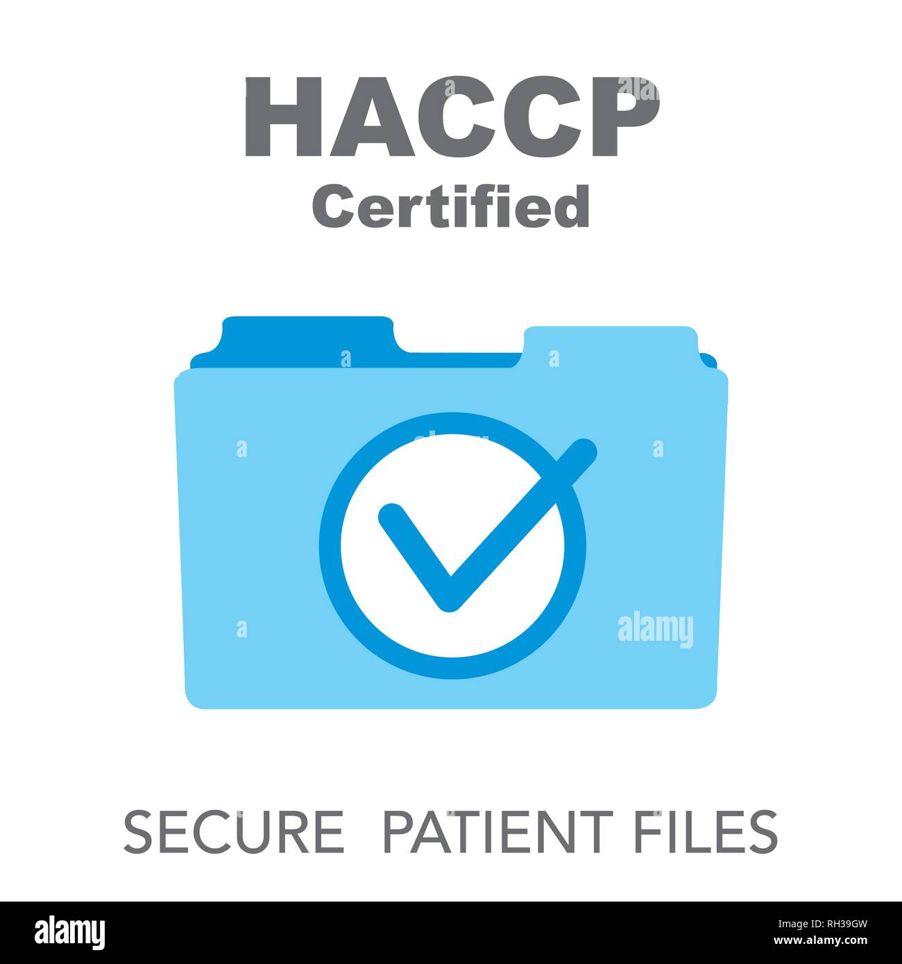 HACCP | Hazard Analysis Critical Control Points icon with award or ...