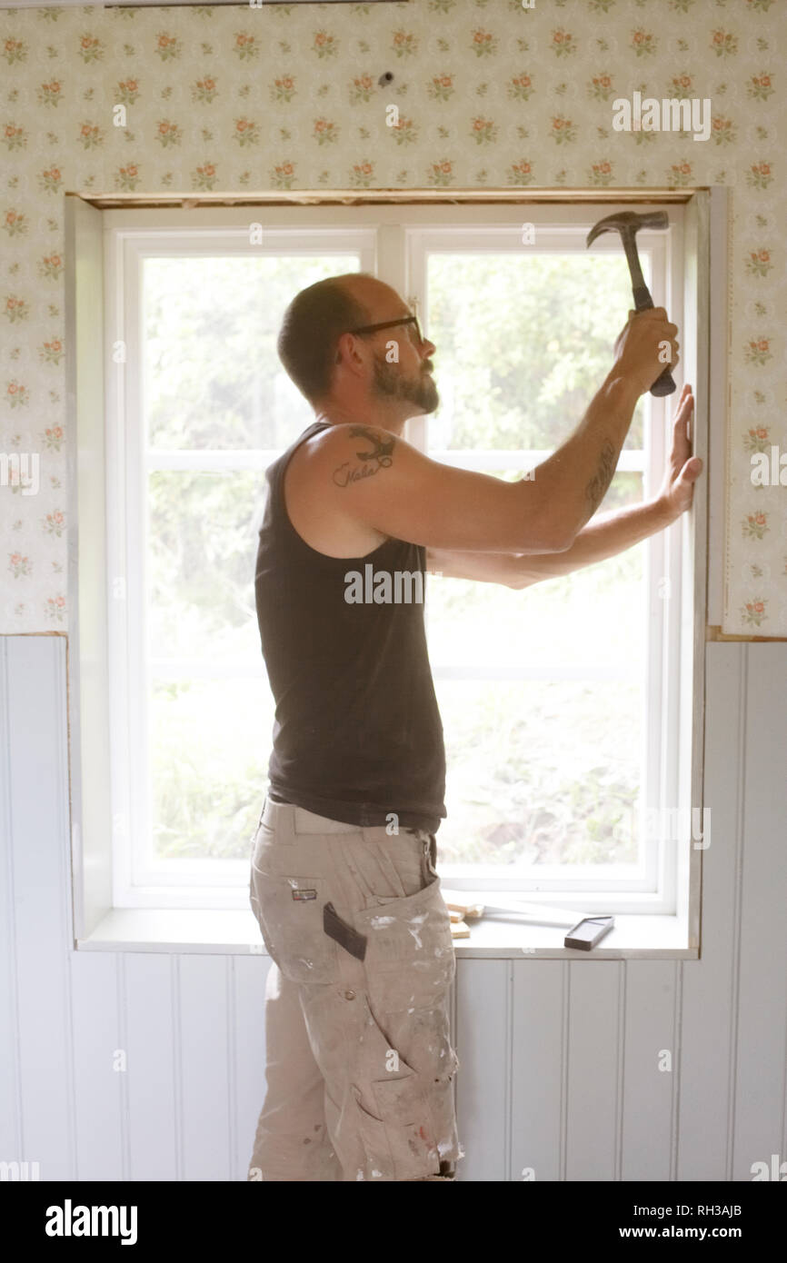Man renovation hi-res stock photography and images - Alamy
