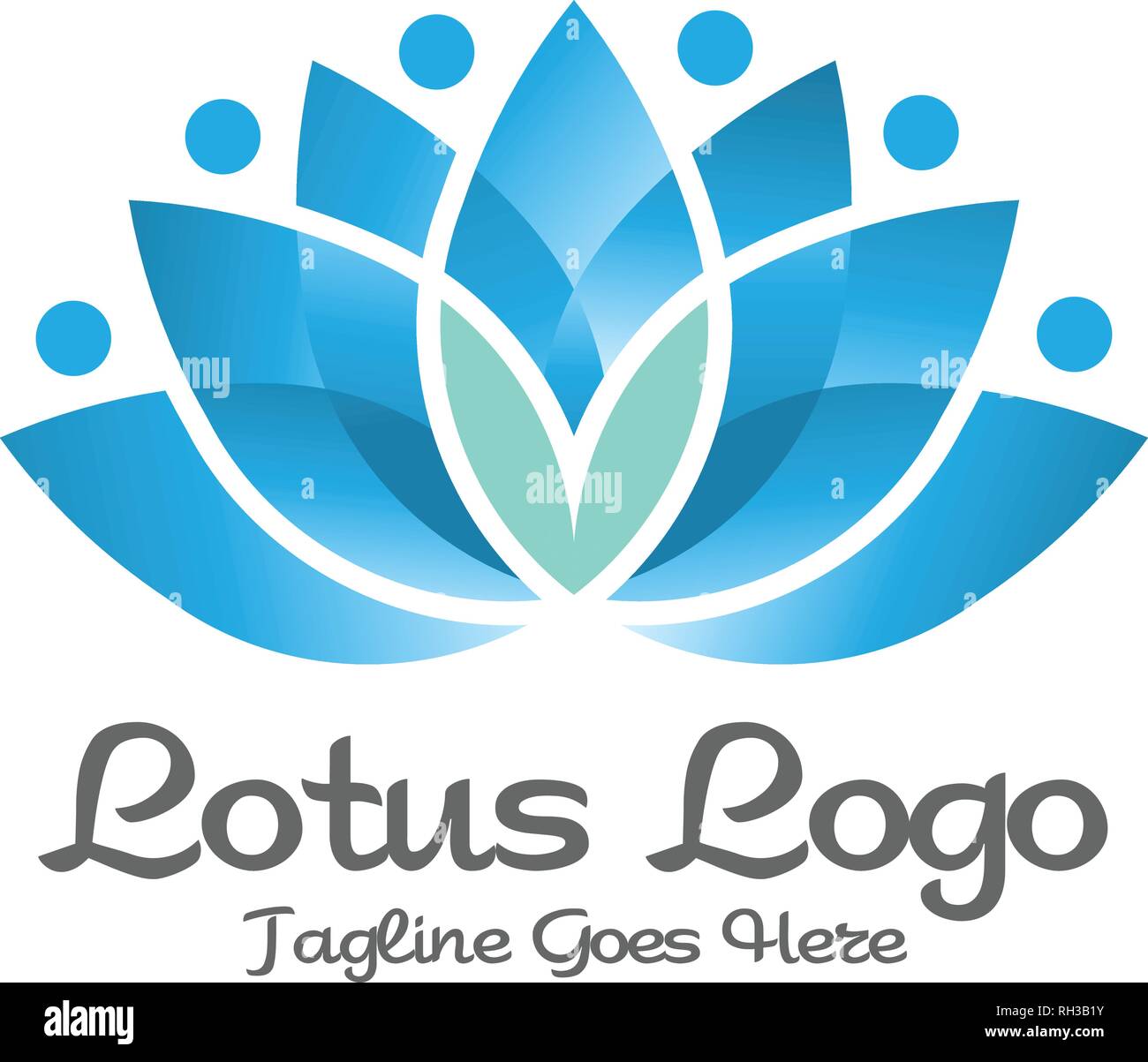 Lotus flower as symbol hi-res stock photography and images - Alamy