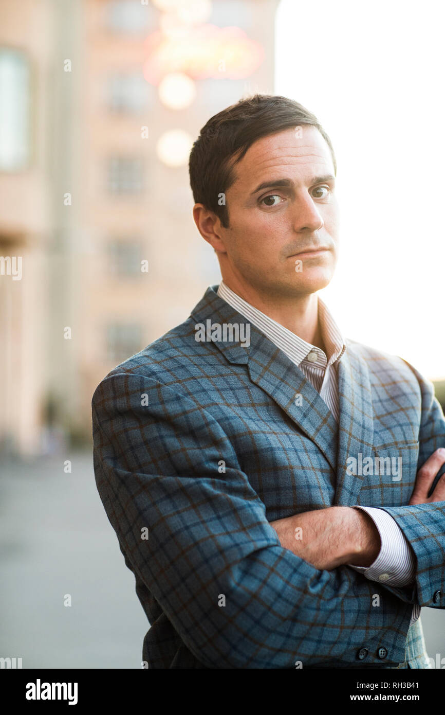 Portrait of elegant man Stock Photo - Alamy