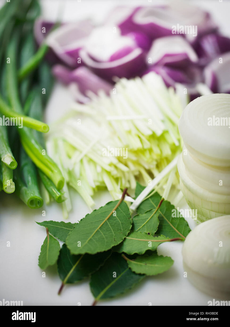 Cut vegetables, close-up Stock Photo - Alamy