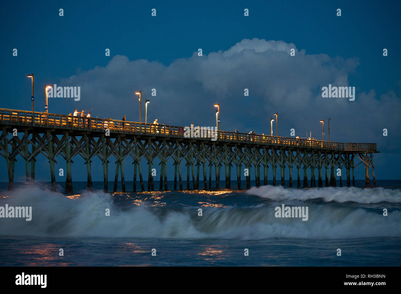 Surf City, Pender County, North Carolina, USA Stock Photo - Alamy