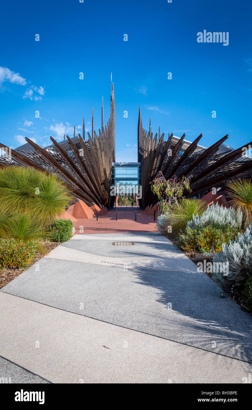 Entrance of University of Perth a school for engineering Western ...