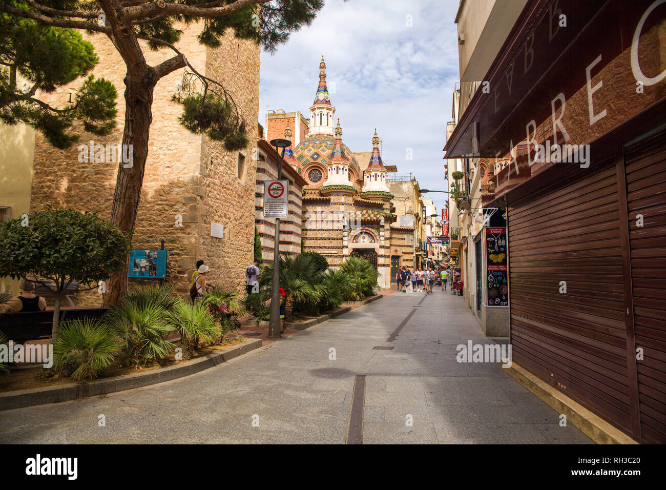 City center lloret de mar hi-res stock photography and images - Alamy