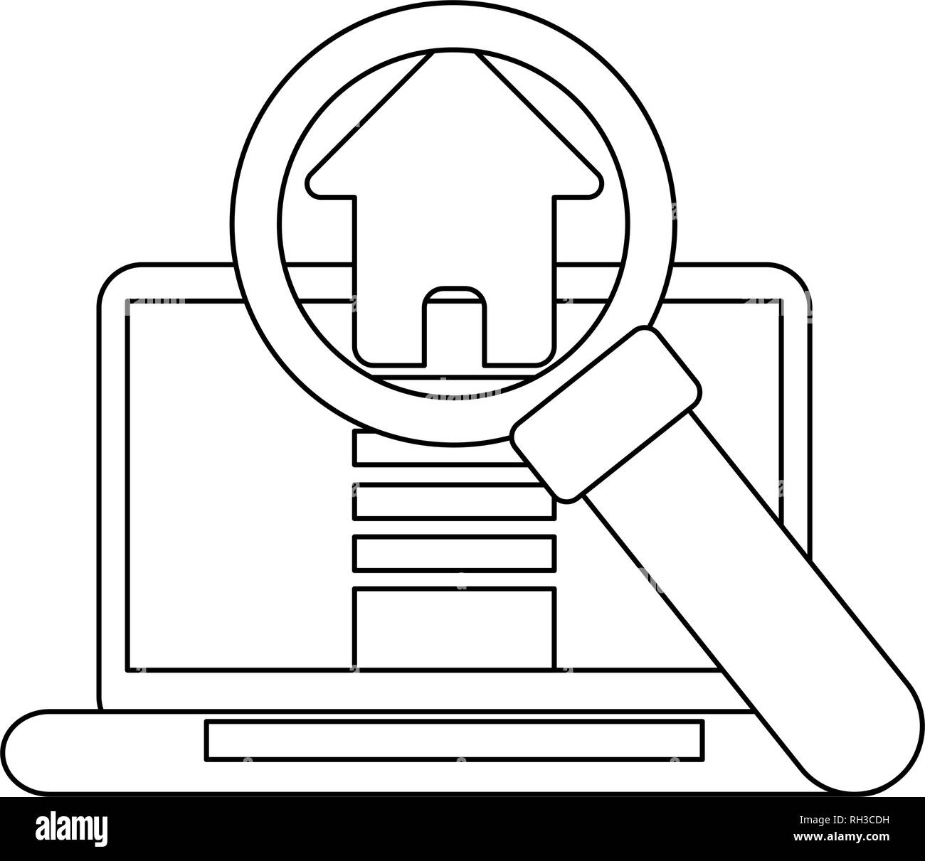 Real estate online in Stock Vector Images - Alamy