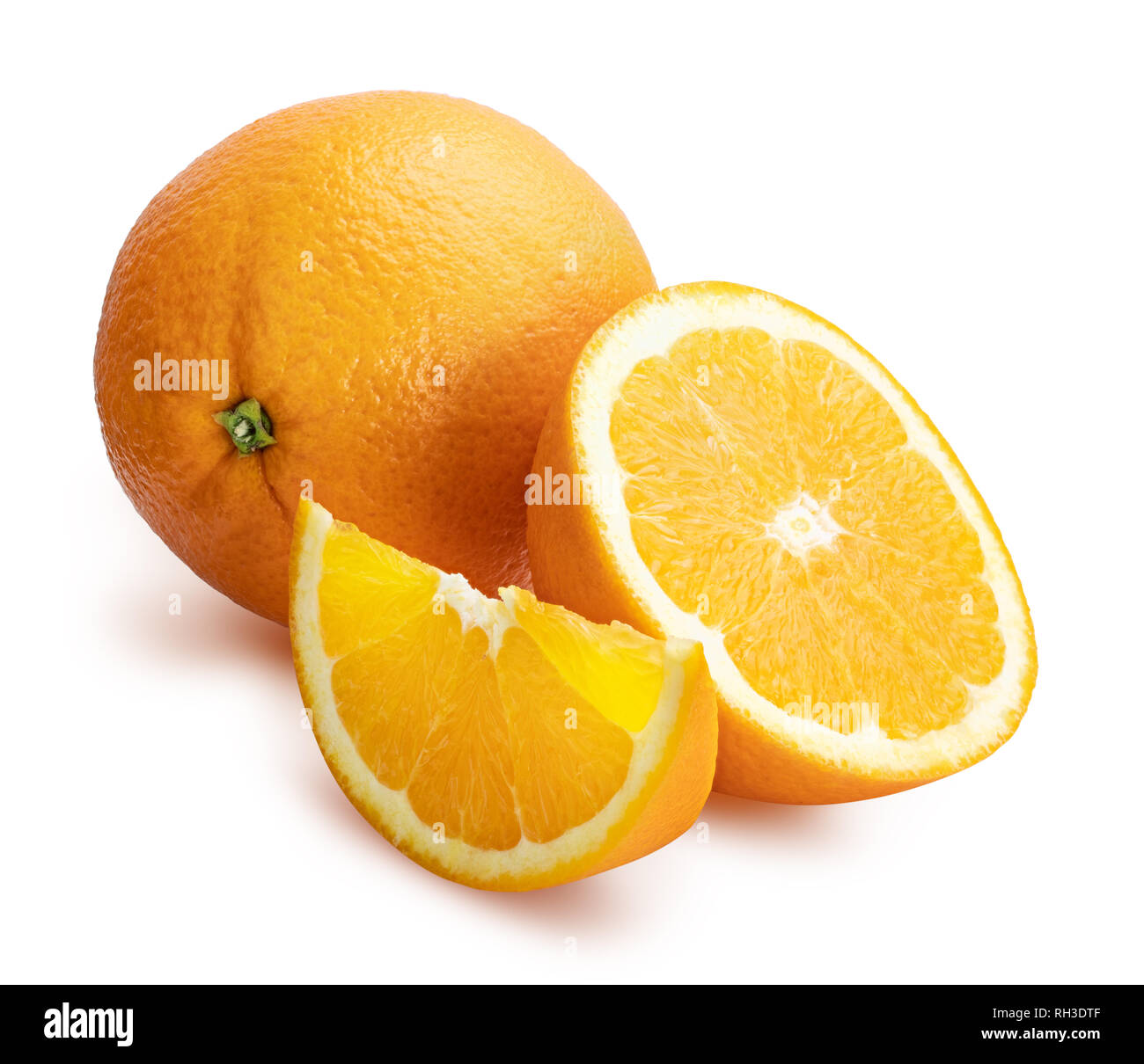 Sweet orange isolated on white background. Clipping path Stock Photo ...