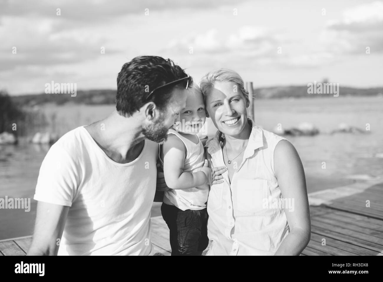 White parents Black and White Stock Photos & Images - Alamy