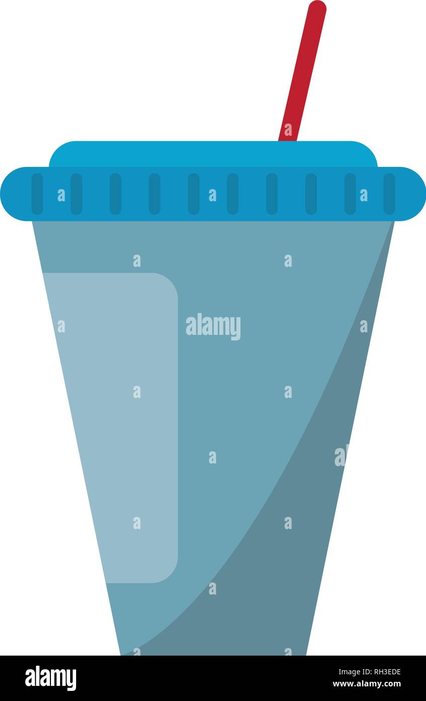 Soda cup with straw Stock Vector Image & Art - Alamy