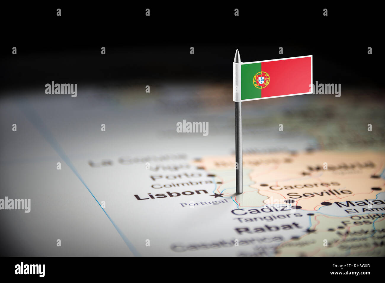 Portugal political map capital hi-res stock photography and images - Alamy